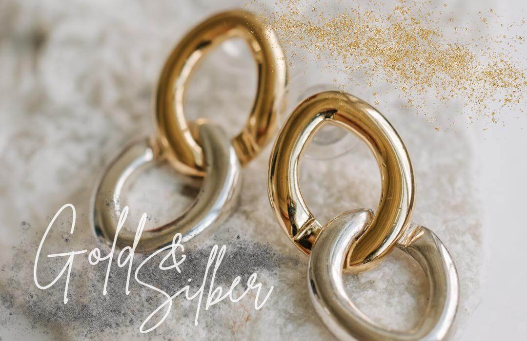 Gold- und Silberschmuck zusammen tragen. Meine 5 Tipps!